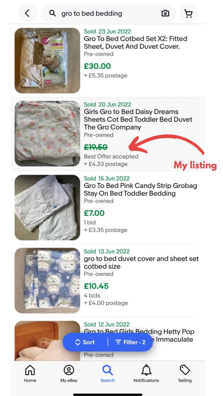 How to Search Sold Listings on eBay - Skinny Spending