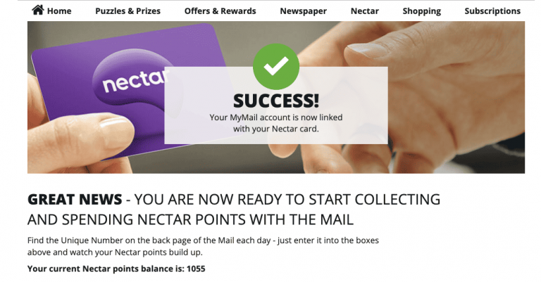 Daily Mail Rewards Club: How to get free Nectar Points and more
