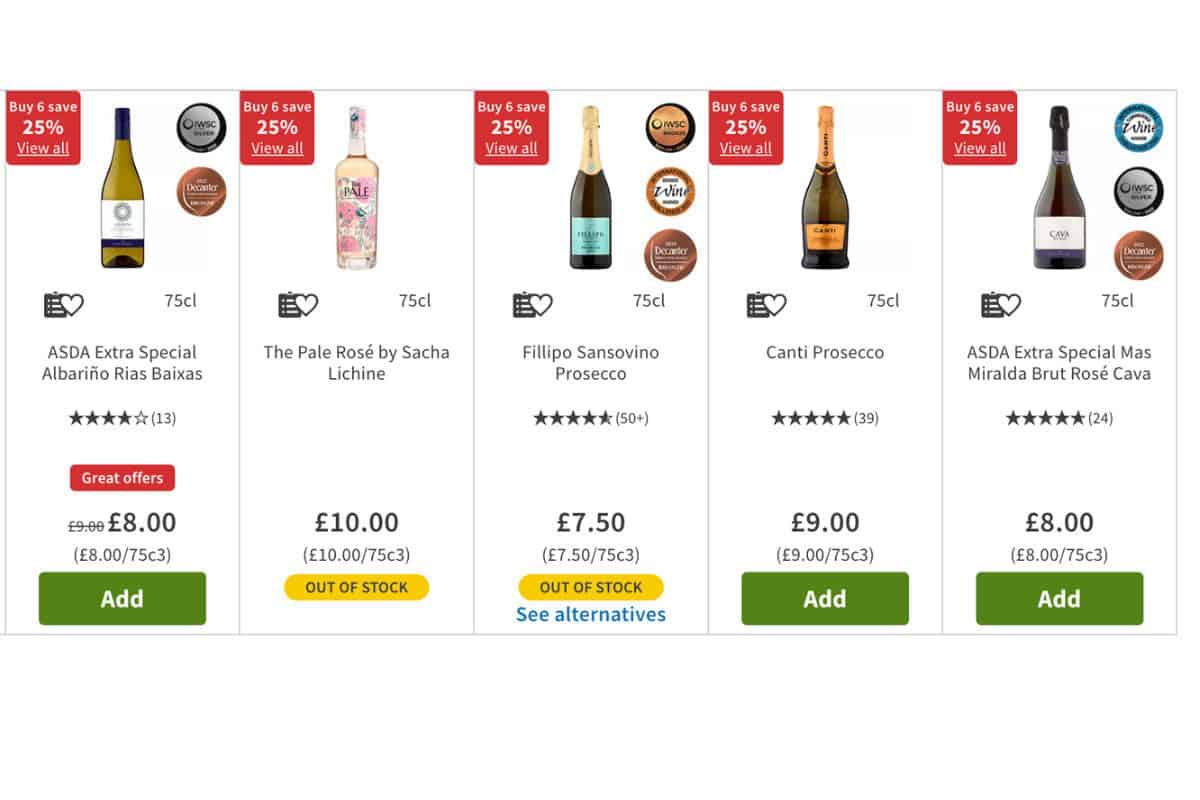 Supermarket Wine Offers 2023: Dates for 25% off | Skinny Spending