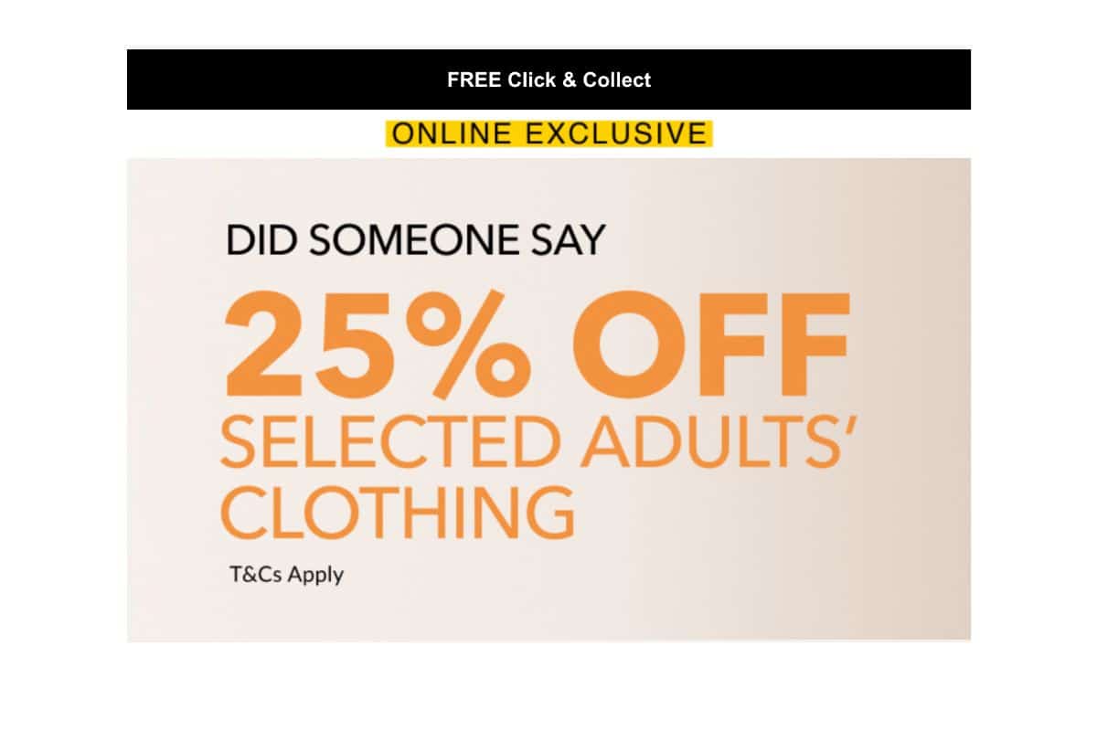 Asda George Sale Dates 2023: 25% off clothing - Skinny Spending